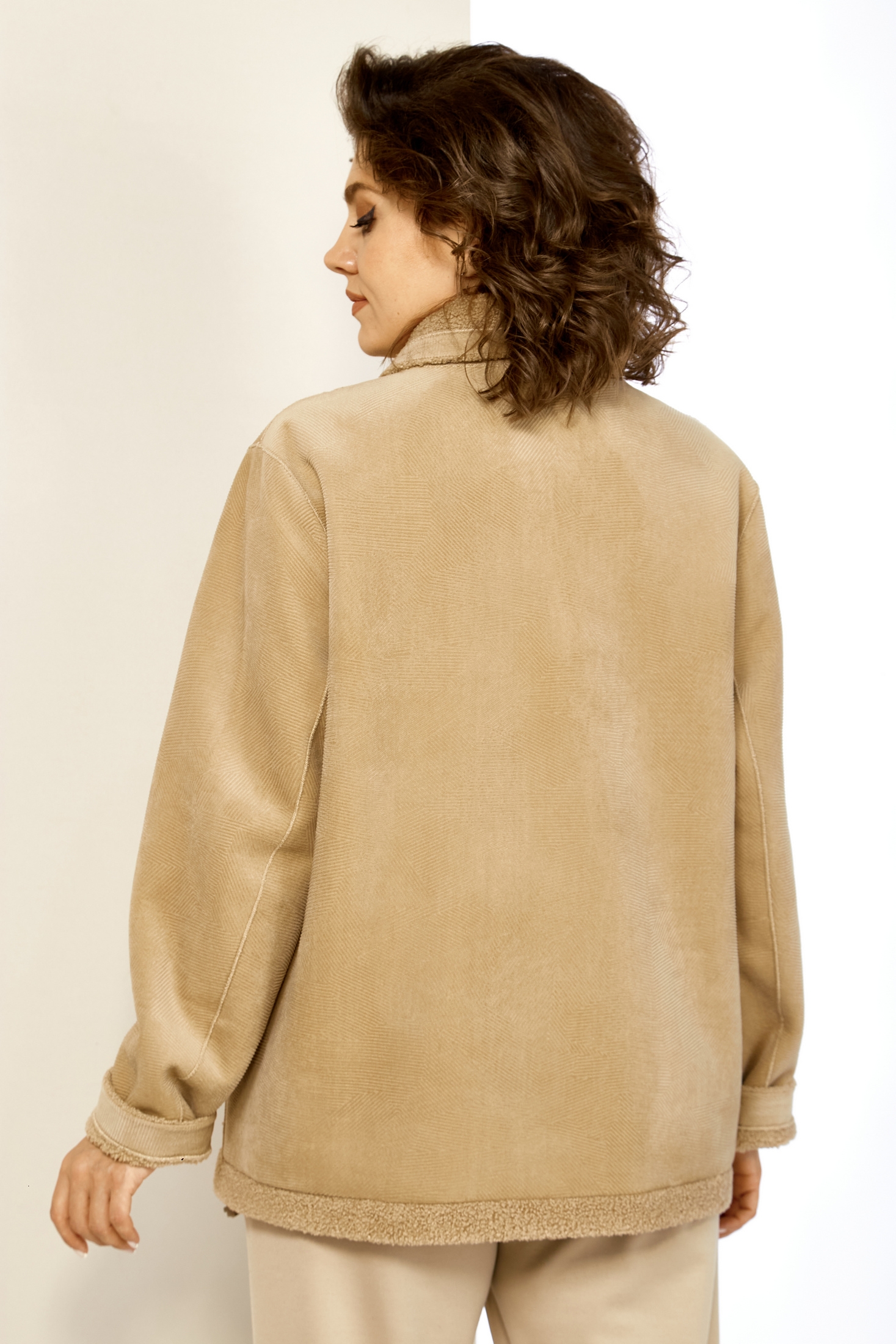 Куртка 2190 бежевый Shetti купить в интернет магазине Велесмода